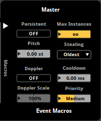 Event Macro Controls