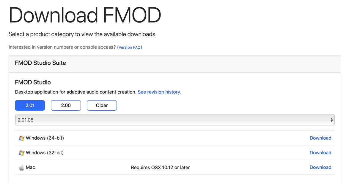 Setting up the FMOD Project