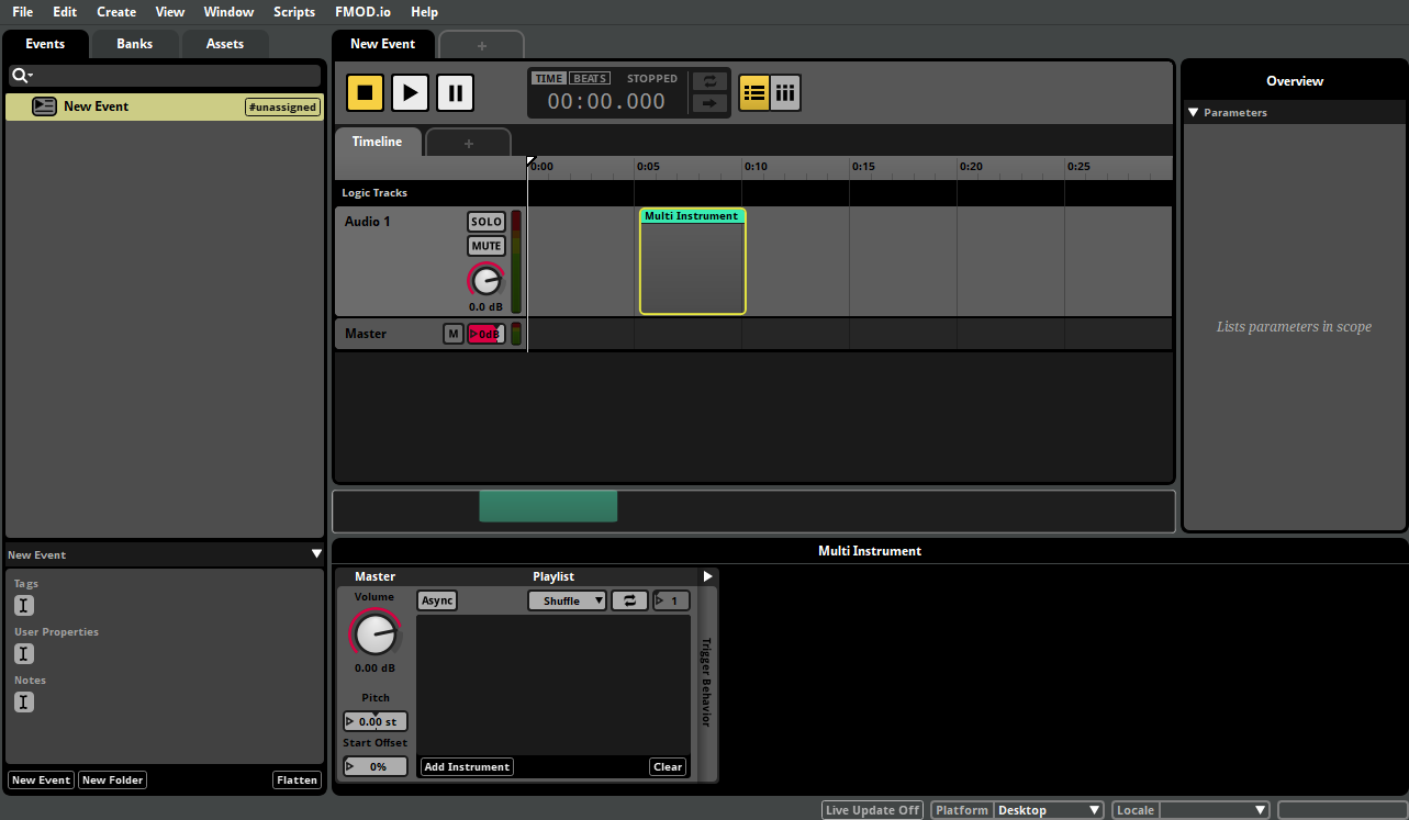 Empty Multi Instrument
