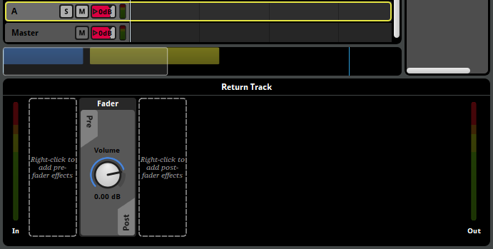 Return track and deck