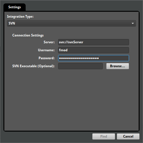 The Open Dialog - SVN