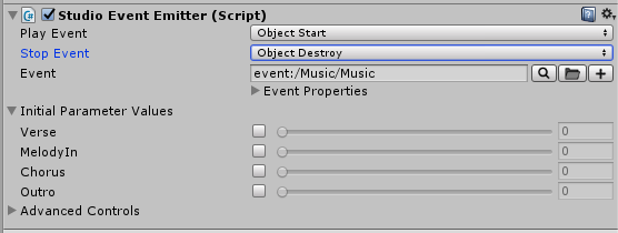 Unity Event Emitter