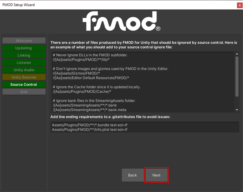 Setting up FMOD for Unity