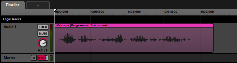 Studio programmer sound