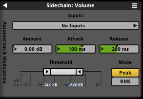 Sidechain modulator