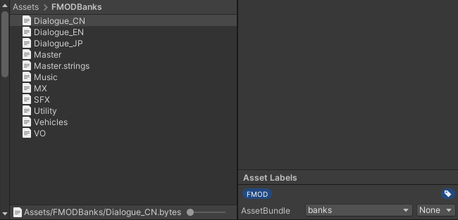 Assigning an AssetBundle