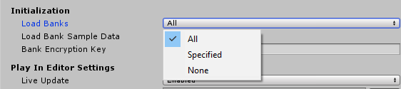Bank Loading Options