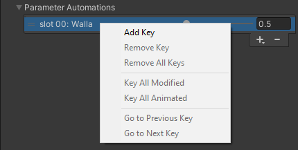 Parameter Automation