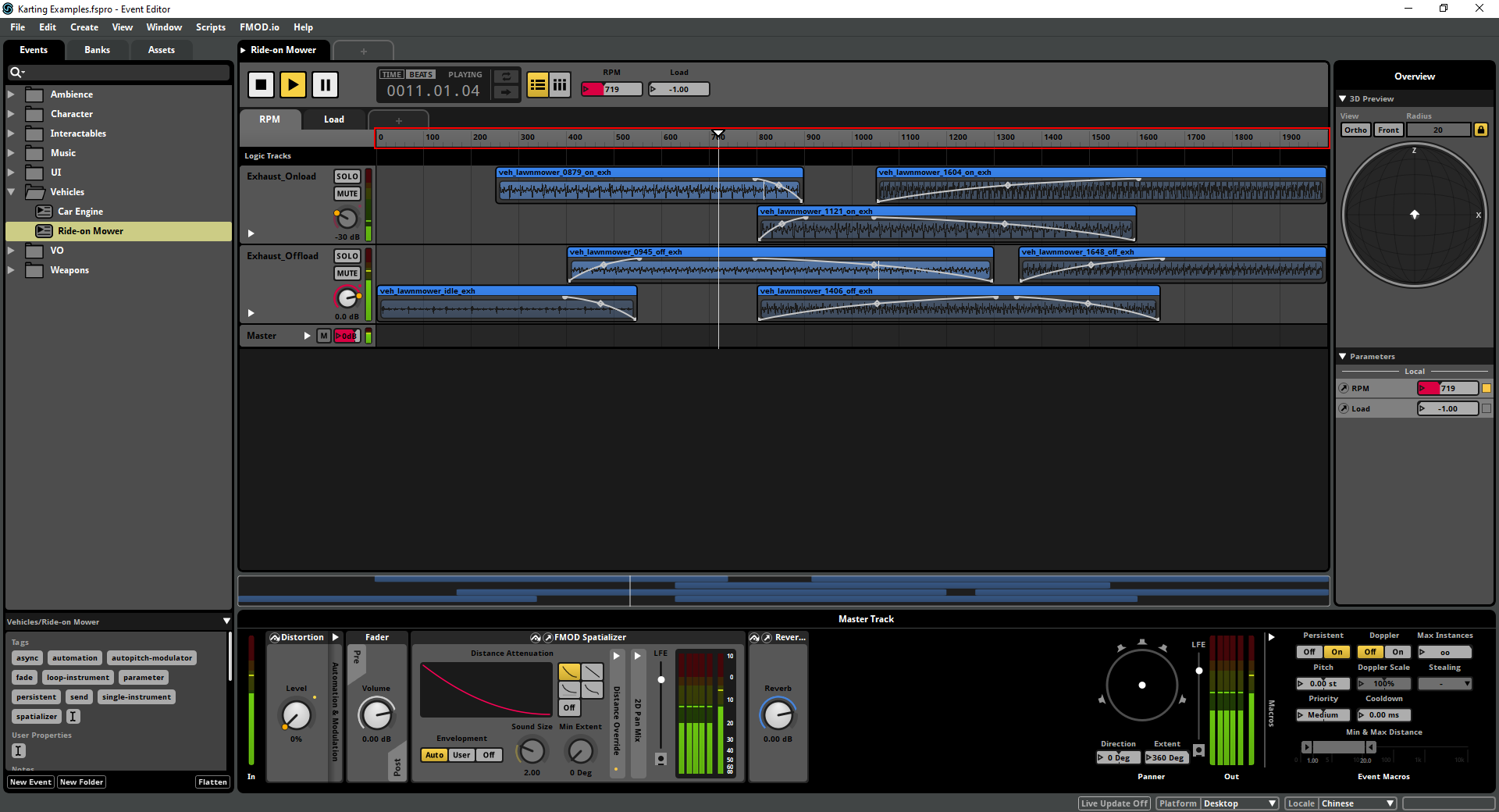 Setting up the FMOD Project