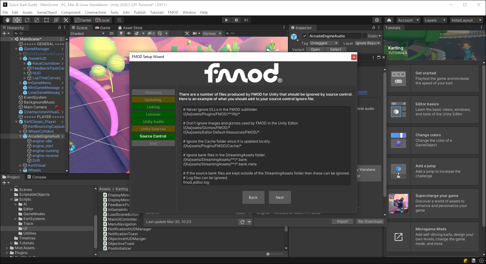Setting Up Fmod For Unity